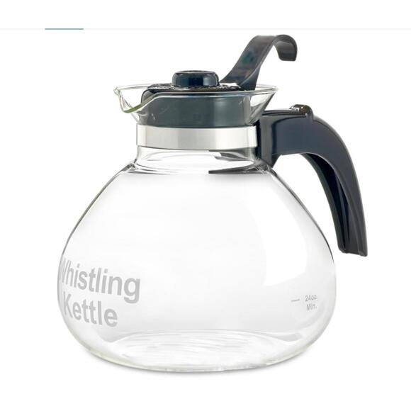 Kitchen | Cafe Brew Collection Stovetop Borosilicate Glass Whistling ...